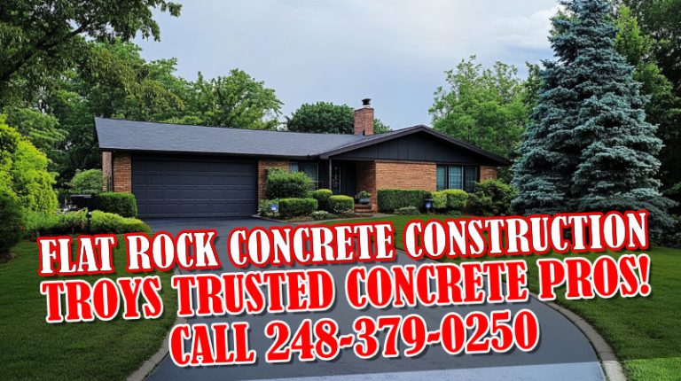 Why Flat Rock Construction Is Troy’s Top Concrete Contractor for Driveways and More - Concrete ...